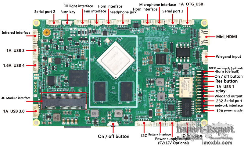 Android linux motherboard RK3568 Android 11 ARM smart control board